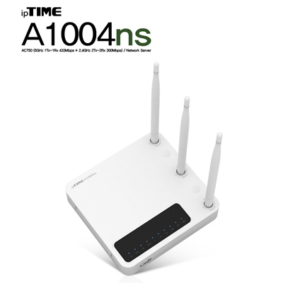 KWshop - ipTIME(아이피타임) A1004NS 11ac 유무선IP공유기