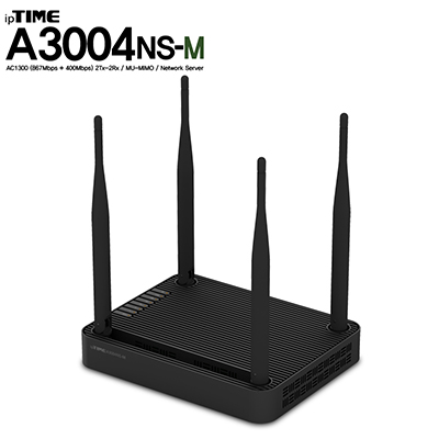 KWshop - ipTIME(아이피타임) A3004NS-M 11ac 유무선공유기