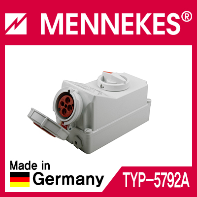 KWshop - MENNEKES TYP-5792A 400V 32A 4P 노출형 소켓