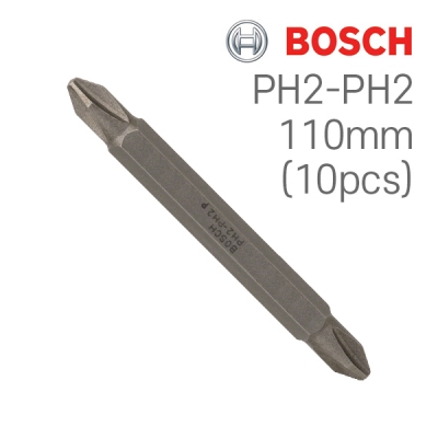 KWshop - 보쉬 110mm 양날 십자 스크류드라이버 비트(10개입/2608521040)